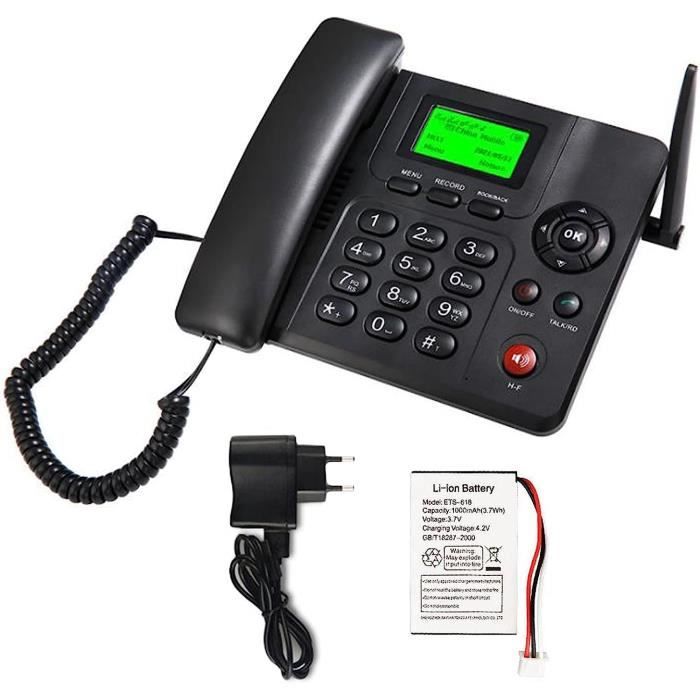 Téléphone De Bureau Téléphone De Style Bureau Avec Emplacement Pour ...