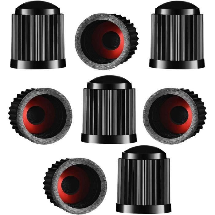 Lot De 8 Bouchons De Valve De Pneu En Plastique Avec Joint D'Étanchéité ...