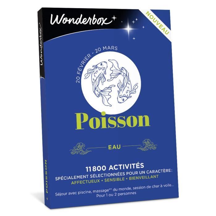Wonderbox - Coffret cadeau poisson - Box astrologie 11 800 activités ...