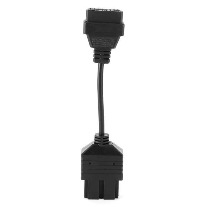YAJ outil de diagnostic de voiture Câble de Diagnostic de voiture automatique 20Pin à OBD OBD2 ...