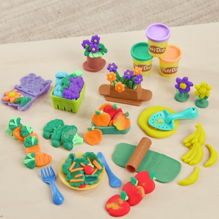 Play-Doh Mon petit jardin, Coffret de pâte à modeler pour faire pousser ...