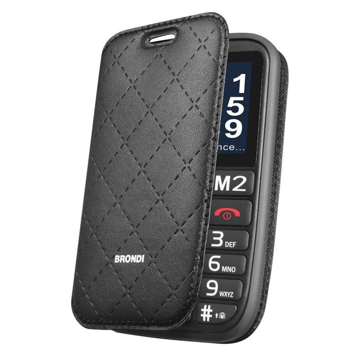 Téléphone portable basique Brondi 10279060 Noir - Cdiscount Téléphonie