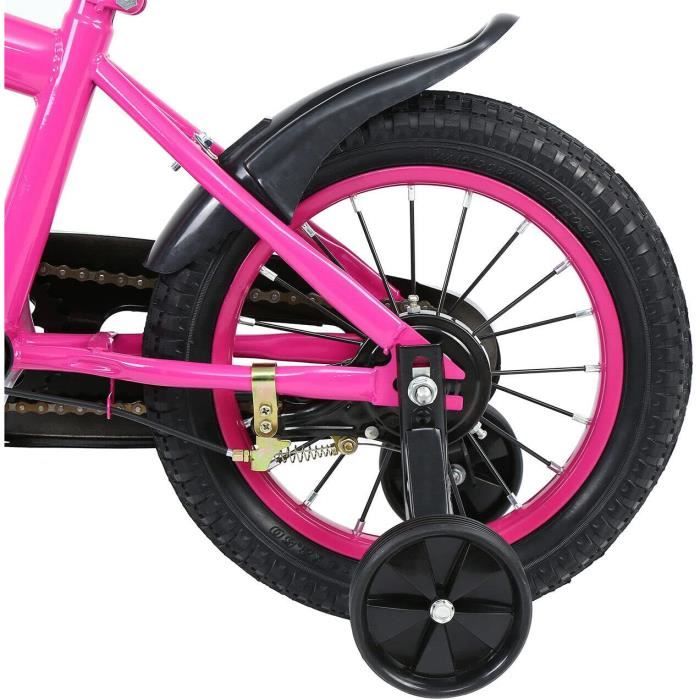 Ridgeyard Vélo Enfant 14 Pouces 1 frein 2 stabilisateurs amovibles Pour ...