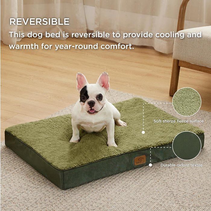 Coussin Chien Dehoussable Orthopédique - Tapis pour Chien Moyenne ...