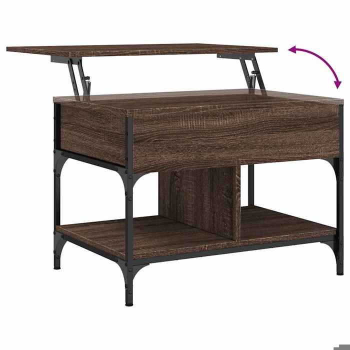 JILL'S - (1 PC) Table basse - VIDAXL - table d'extrémité - chêne marron ...