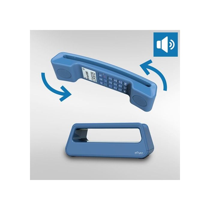 Téléphone Fixe sans Fil DECT - ALCATEL - Epure Iconic - Design Vintage ...