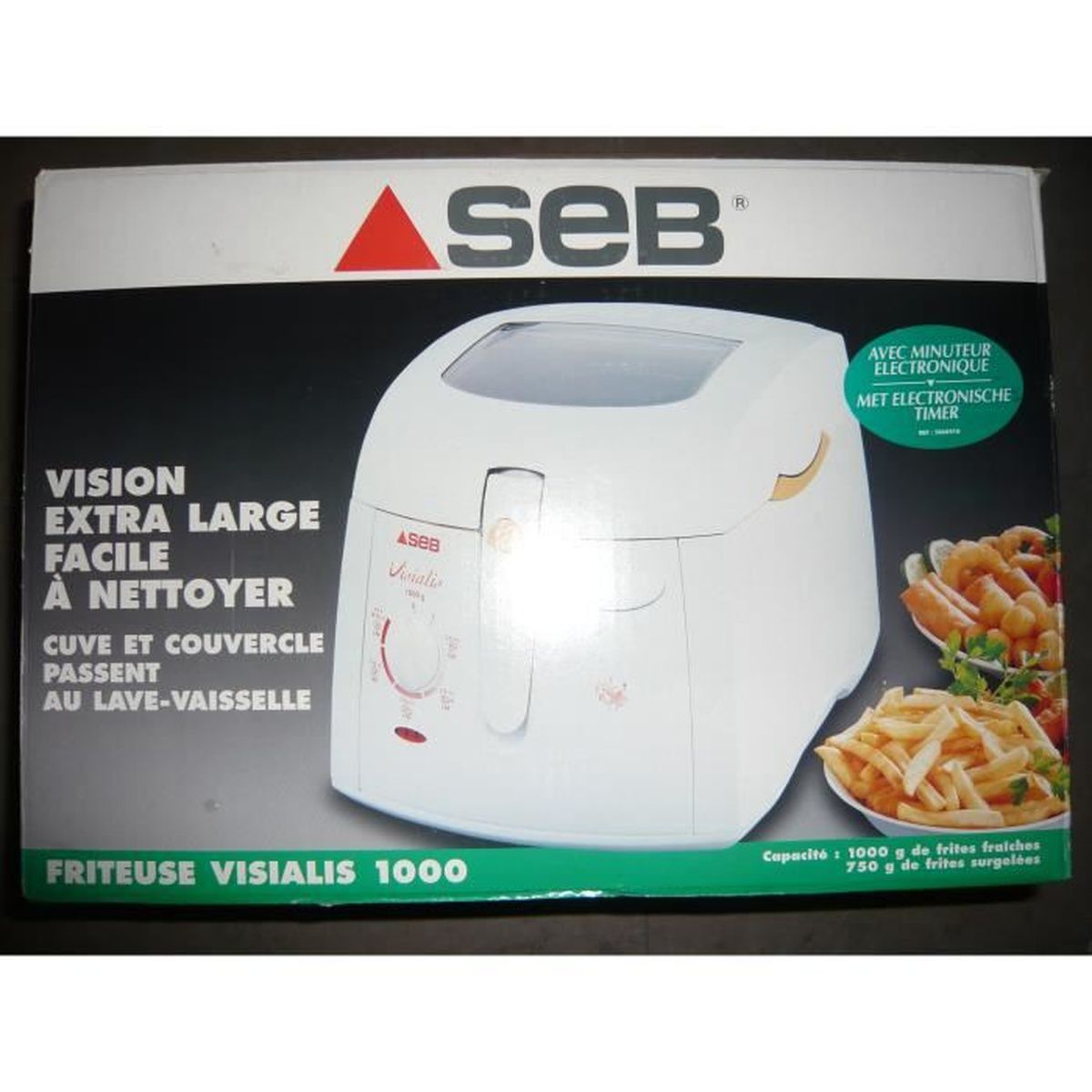 Friteuse SEB VISIALIS 1000 - Cdiscount Electroménager