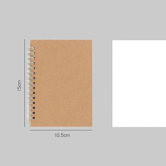 Carnet De Notes À Bobine A4/A5/A6, Points Lignés, Grille Vierge, Papier ...