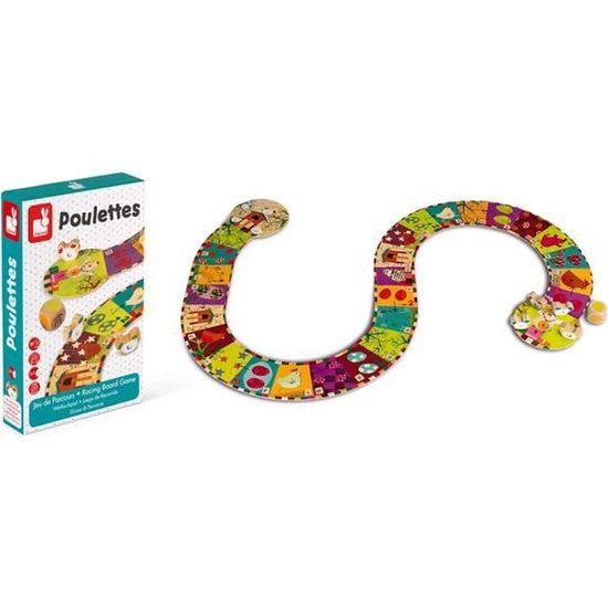 JANOD - Jeu de Parcours - Jeu des Poulettes - Dès 3 Ans - Cdiscount ...