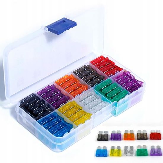 100pcs mini Fuse assortiment Set auto voiture camion moto SUV fusibles ...