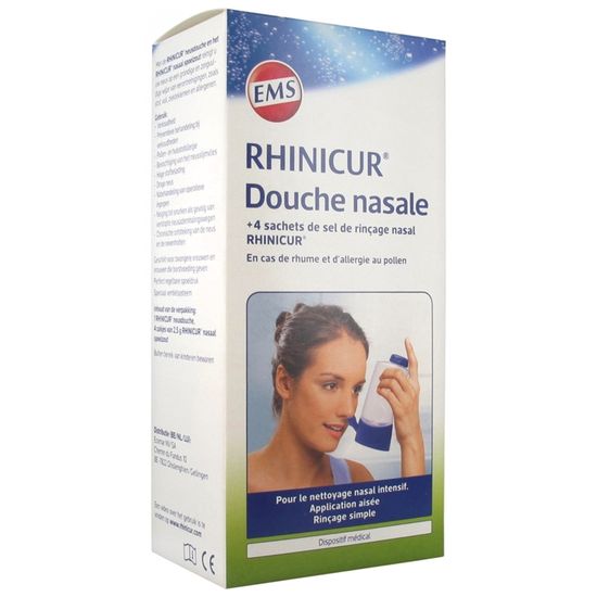 Rhinicur Douche Nasale + 4 Sachets Sel Rinçage - Cdiscount Au quotidien