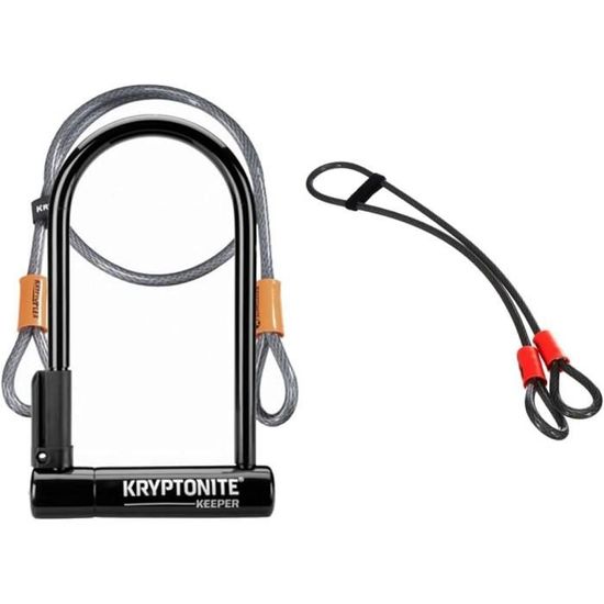 Kryptonite K004370 Locks Câble de boucle Krypto Flex-Gris-213 cm276 ...