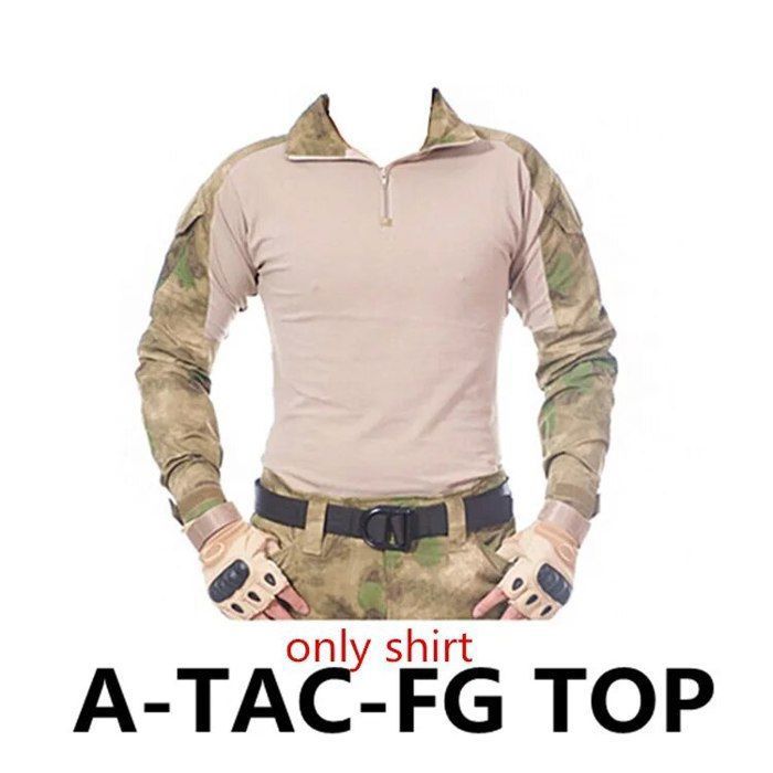 Uniforme de Camouflage,chemise de combat de l'armée américaine,cargo ...