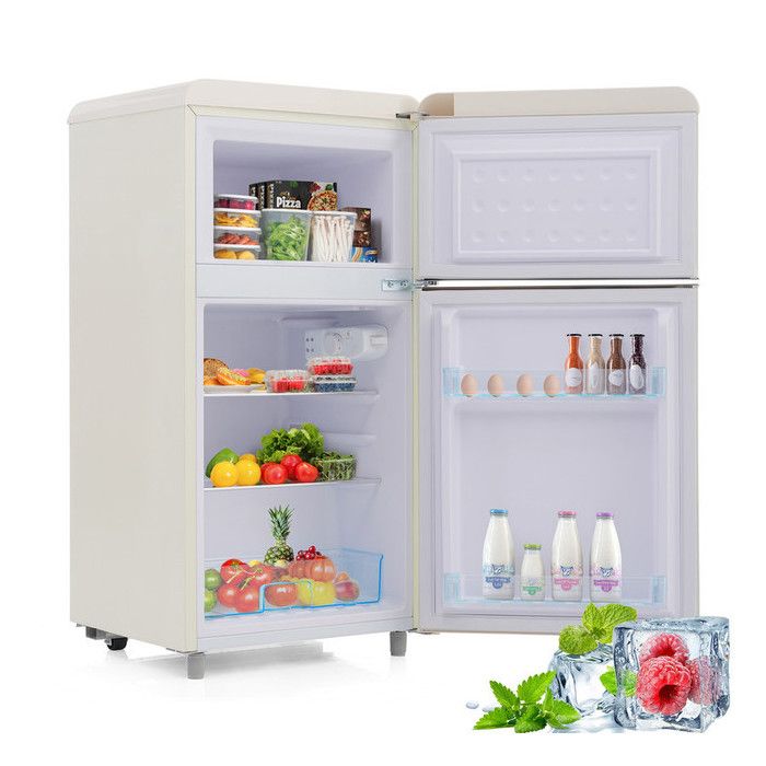 Réfrigérateur 72 litres 51L+21L, réfrigérateur à double porte avec ...