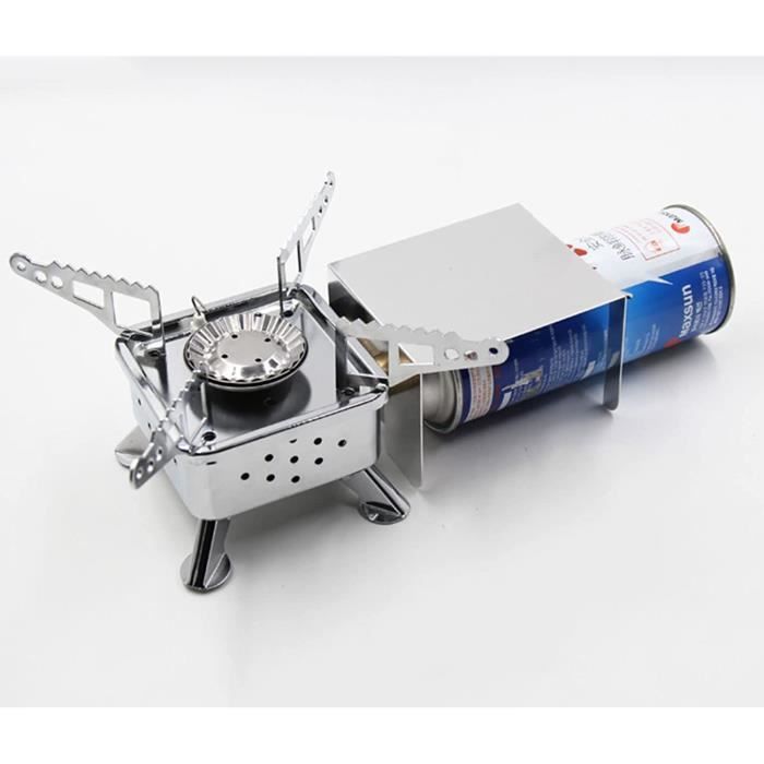Réchaud à gaz de Camping, Mini réchaud à Cassette Pliable pour la ...