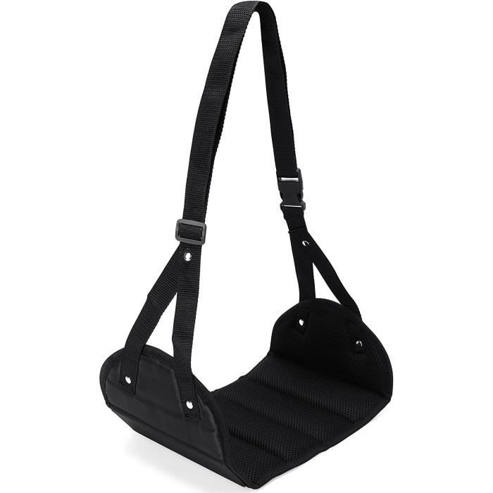 Belle Vous Repose Pied Avion de Voyage Noir - Hamac Repose Pied ...