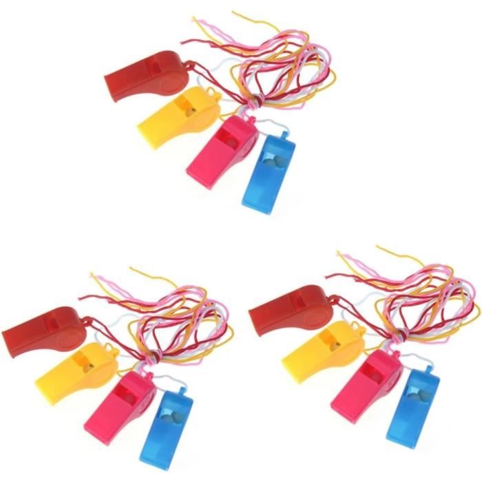 216 Pièces Sifflet Enfant Pour Le Camping Arbitre Siflet Rope ...
