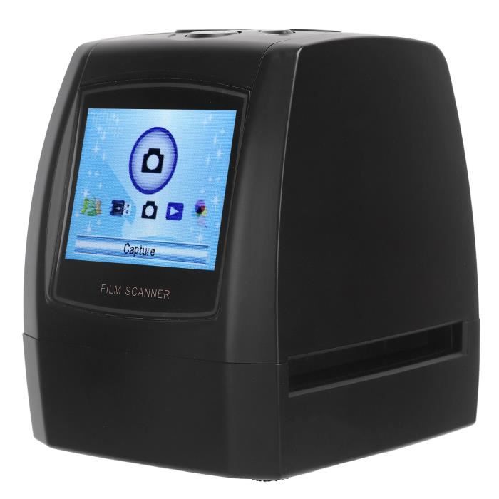 QID-Scanner de Film 135/35mm Scanner de film 135/35 mm USB2.0 EC718 avec écran LCD couleur 2,36 ...