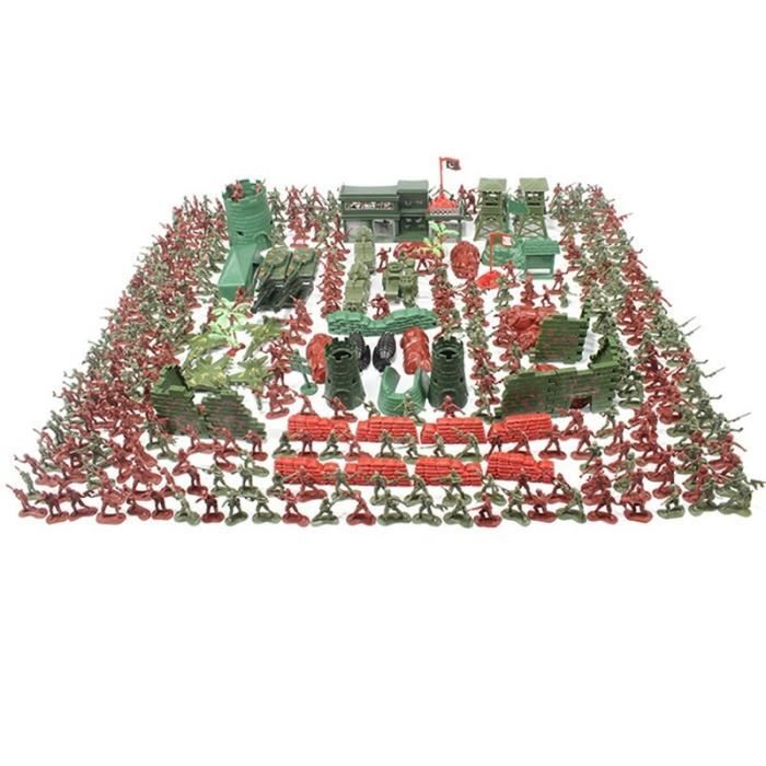 500 pièces de haut 4.5Cm Mini soldat modèle Kit Simulation soldat sable ...