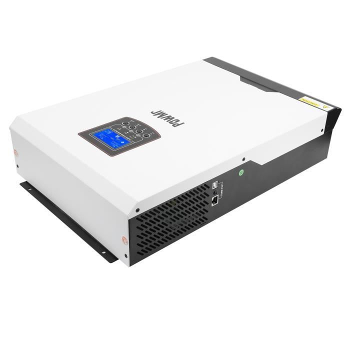 EJ.life Onduleur solaire 5KVA 5KW Solar Inverter,230VAC Output 48VDC 50A Built‑in PWM ...