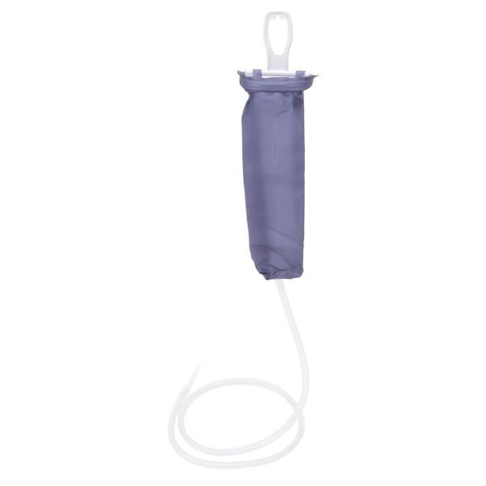 HURRISE sac de douche de lavement en silicone 2L Portable Enema Bag Kit ...