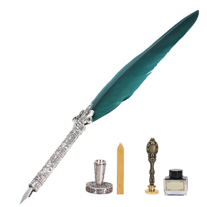 Stylo plume rétro en laiton, stylo plume à encre trempée, pour ...