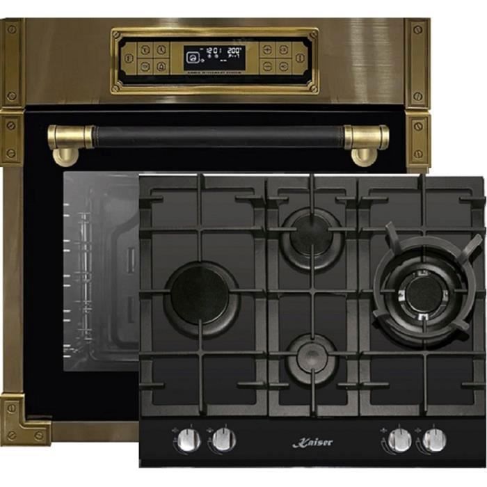 Kaiser Set four EH 6726 AD+KCG 6394, Retro four encastrable 80L,Four ...