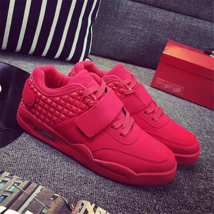 Mode Chaussures d'air Hommes Rouge Rouge - Cdiscount Chaussures
