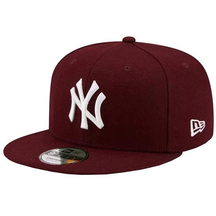 Bonnet - NEW ERA - New York Yankees - Rouge - 9FIFTY Cerise - Mixte ...