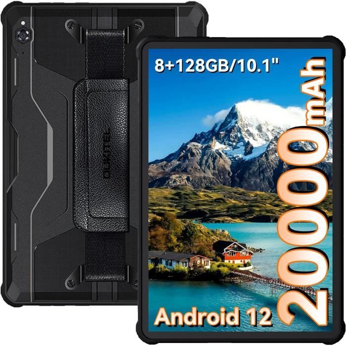 Rt2 Tablette Incassable, 20000 Mah 10,1 Pouces Hd+ Tablette Tactile ...