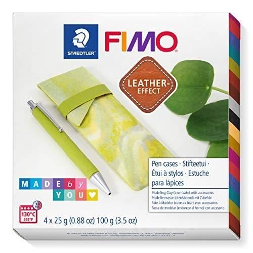 STAEDTLER FIMO, KIT ''TROUSSE EN MARBRE'', PÂTE À MODELER EFFET CUIR ...