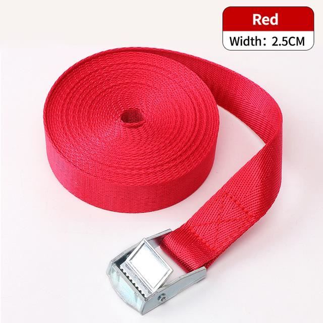 Sangle à cliquet,red-1M--Corde de tension de voiture avec sangle en ...