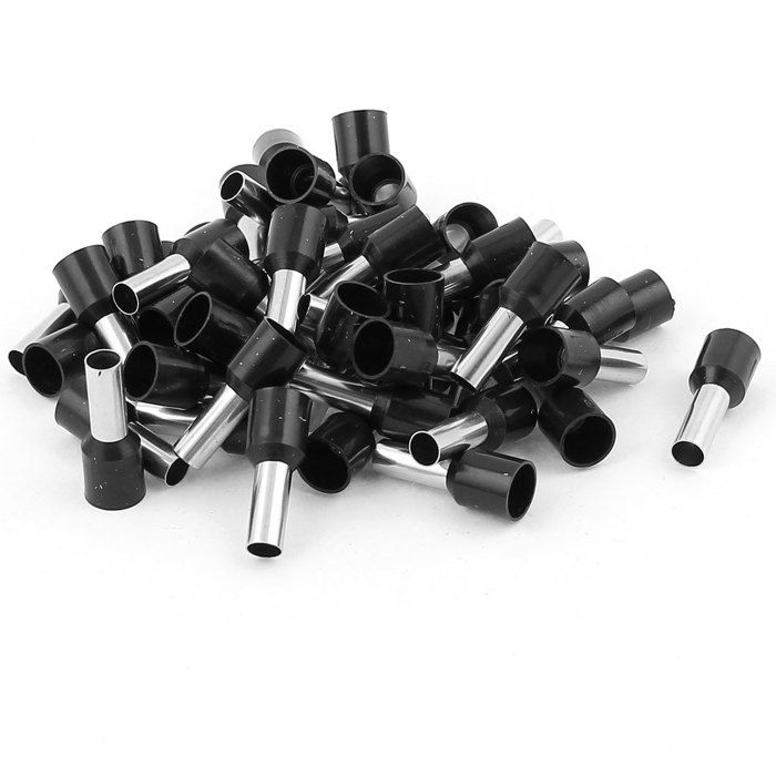 Cosse à sertir SOURCING MAP 50pcs 10mm² (7 AWG) Embout Câble électrique ...