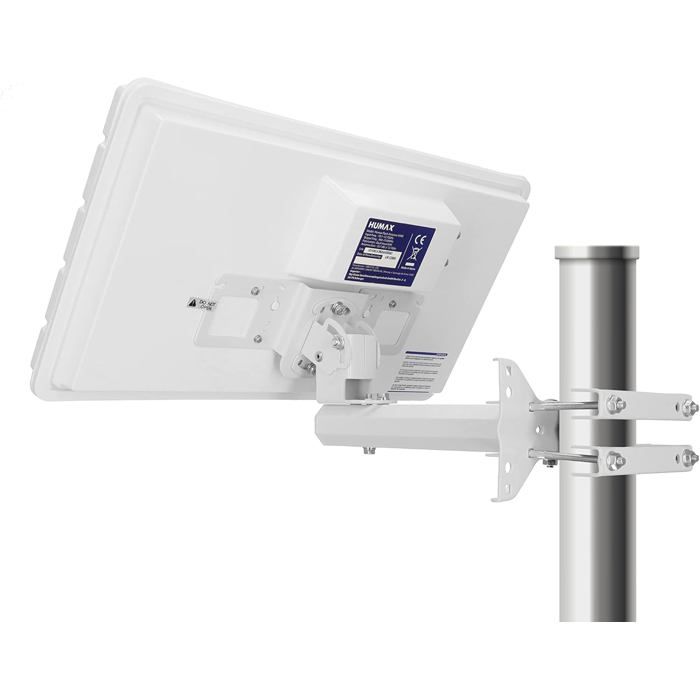 Antenne Satellite HUMAX Flat H39D2 Double LNB - Support Mural pour 2 ...