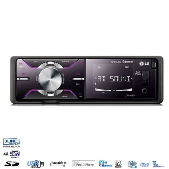 LG LCF820BO Autoradio CD Bluetooth lecteur SD - Cdiscount Auto