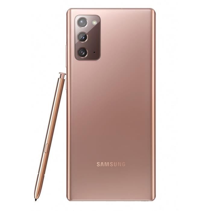 SAMSUNG Galaxy Note20 4G 256 Go Bronze - Cdiscount Téléphonie