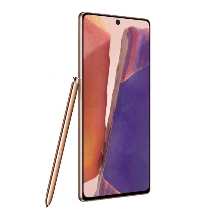 SAMSUNG Galaxy Note20 4G 256 Go Bronze - Cdiscount Téléphonie