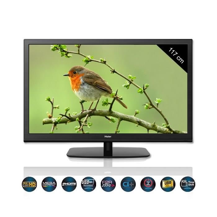 HAIER LET46C800CF TV LED Full HD 46" (117 cm) - Cdiscount TV Son Photo