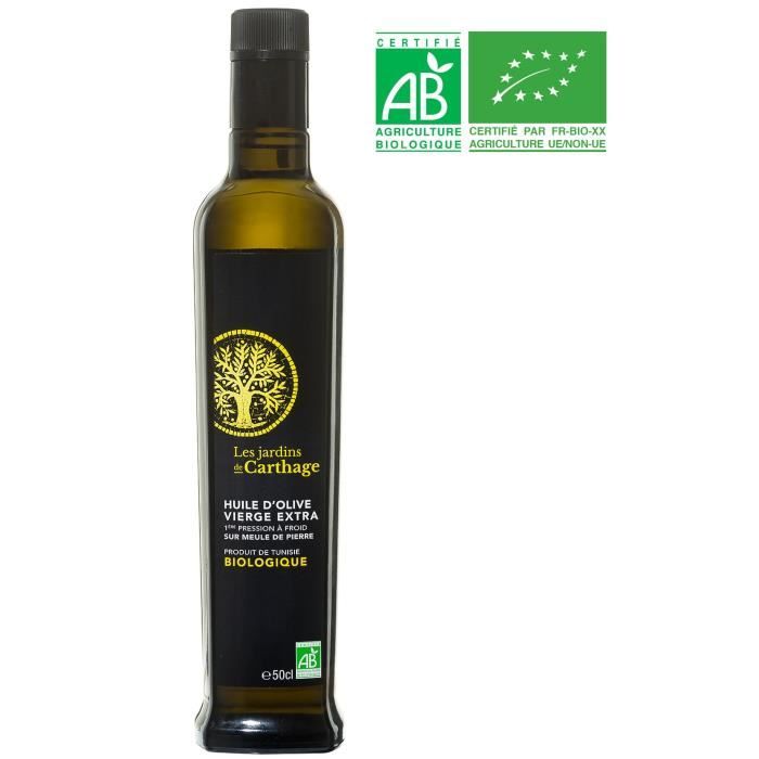 Huile d'olive extra vierge - Bio - Première pression à froid - 50 cl ...
