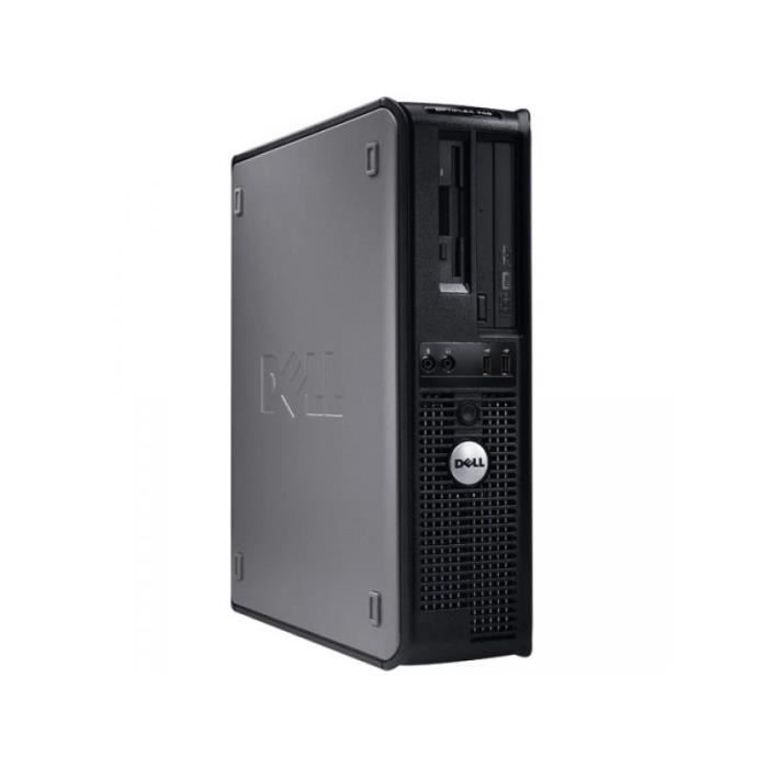 Unité Centrale Dell 755 SFF - Core 2 Duo - RAM 2Go - HDD 80Go - Windows ...