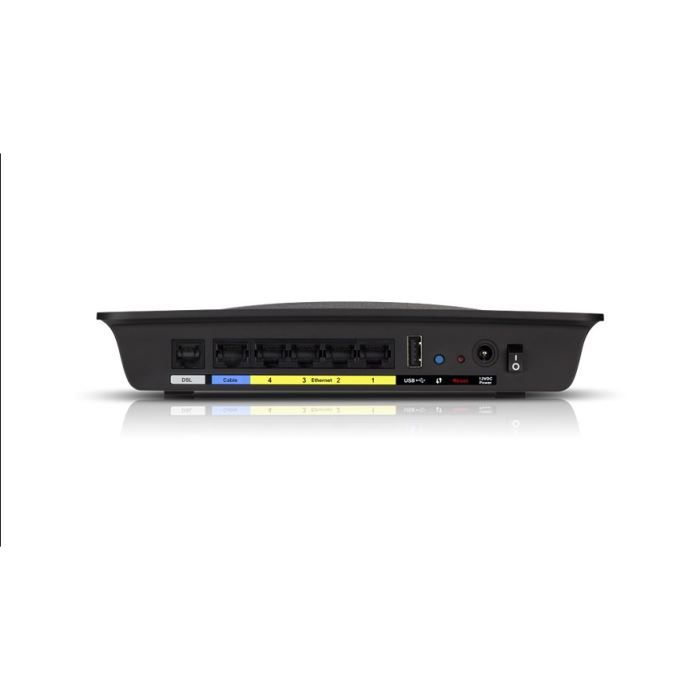 LINKSYS X3500 Modem-routeur WiFi N750 double bande 4 ports Gigabit ...