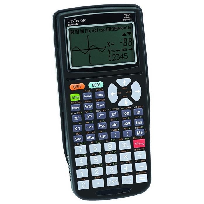 Calculatrice graphique scientifique GC3000 - avec mode examen 262 ...