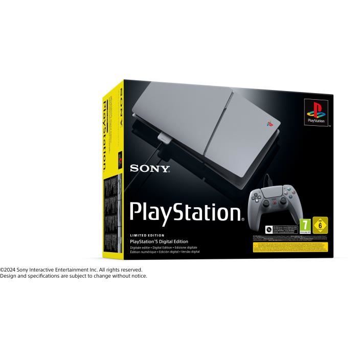 Console Playstation 5 Modèle Slim Version Numérique 30 Ans
