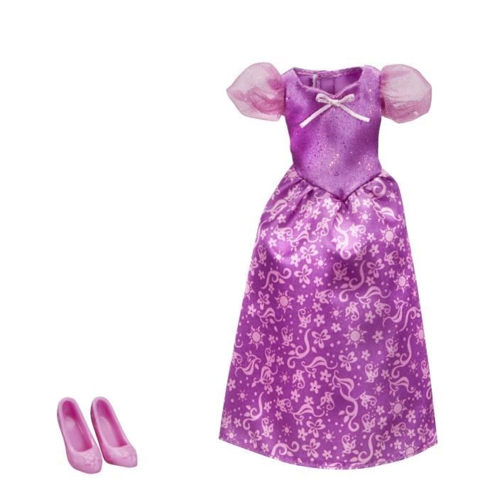 DISNEY PRINCESSES - Robe et Chaussures VIOLET - Vêtement pour Poupées ...