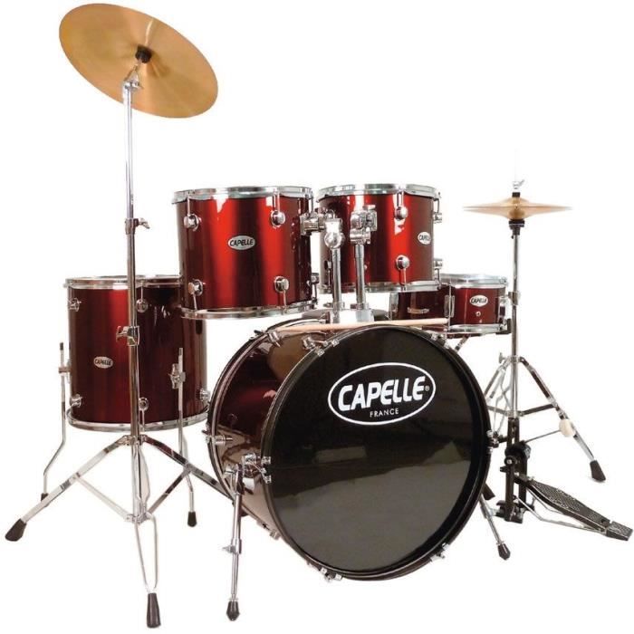 CAPELLE JIM20WR Batterie complète - Rouge - Cdiscount Instruments de ...