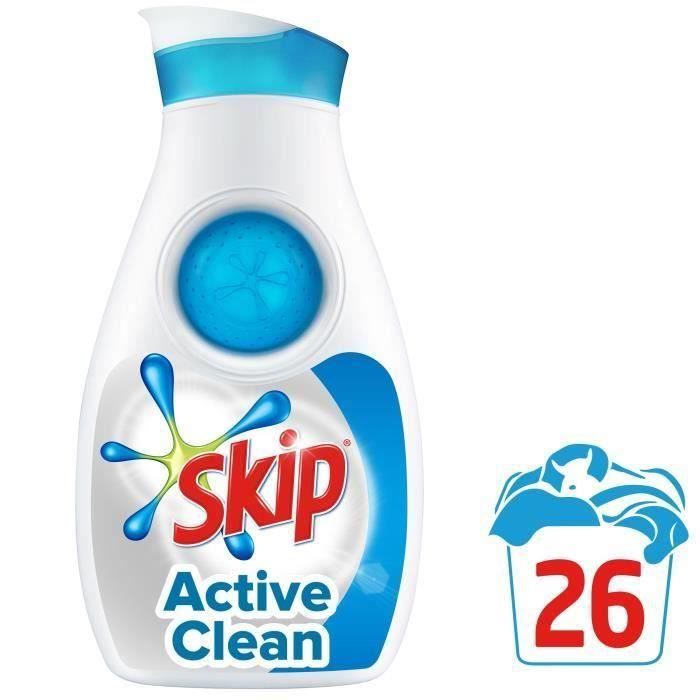 [LOT DE 2] SKIP Lessive Liquide PP Active Clean 52 L. - Cdiscount Au ...
