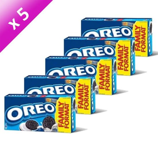 OREO Format Familial 440g (x5) - Cdiscount Au quotidien