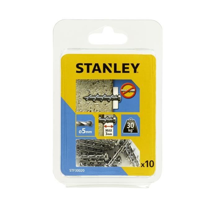 STANLEY Kit de 10 vis One ø6x32 mm à tête ronde STF30020-XJ - Cdiscount ...