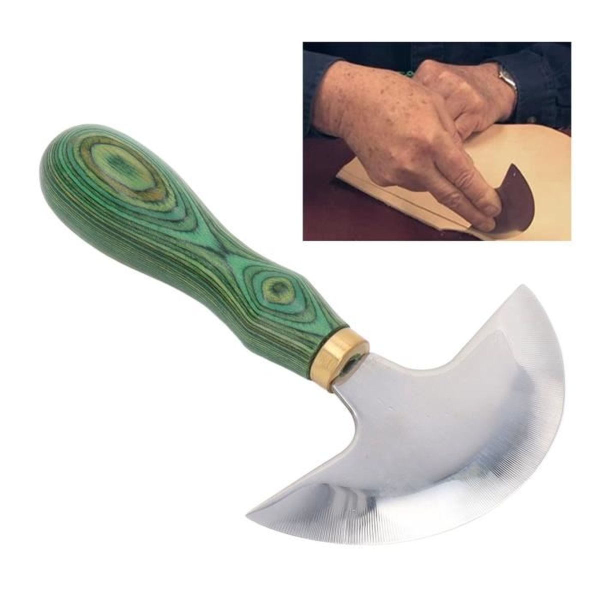 LAM Outils de coupe du cuir Couteau de travail du cuir pour couper le ...