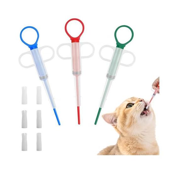 Lance Pilule Chat, 3 Pièces Pet Pill Dispenser Distributeur de ...